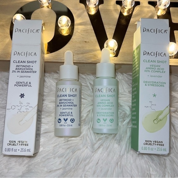 Pacifica | Skincare | Bundle Of 2 Pacifica Clean Shot Serums | Poshmark